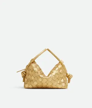 Bottega Veneta Loop Top Handle Cross-body Bag - Gold