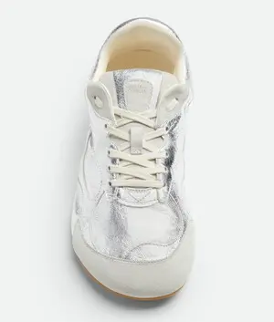 Bottega Veneta Orbit Flash Sneaker - Silver/optical