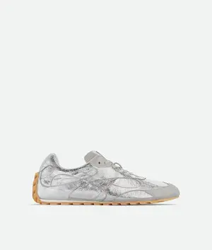Bottega Veneta Orbit Flash Sneaker - Silver/optical