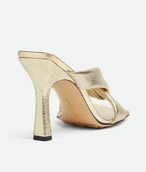 Bottega Veneta Laminated Leather Riva Mule - Medallion