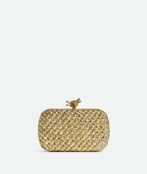 BOTTEGA  VENETA Bottega Veneta Knot Minaudière - Gold