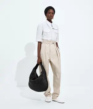 Bottega Veneta Maxi Veneta - Black