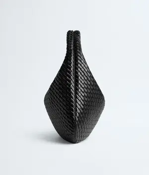 Bottega Veneta Maxi Veneta - Black