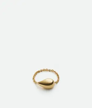 BOTTEGA  VENETA Drop Ring - Yellow Gold