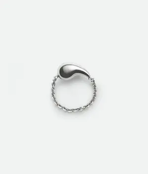 Bottega Veneta Drop Ring - Silver