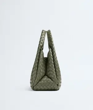 Bottega Veneta Intrecciato Leather Shoulder Bag - Pickle