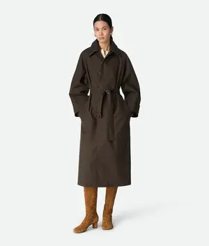 Bottega Veneta Intrecciato Suede Knee-high Boots - Caramel