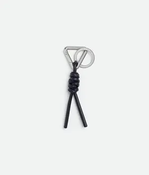 BOTTEGA  VENETA Triangle Key Ring - Nocturnal