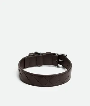 Bottega Veneta Medium Intrecciato Dog Collar