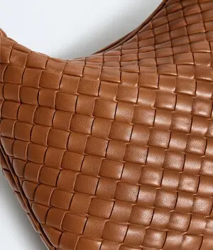 Bottega Veneta Small Padded Intrecciato Shoulder Bag - Amber