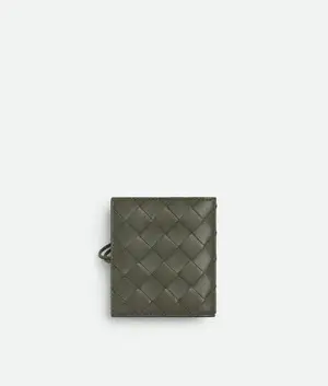 Bottega Veneta Andiamo Flap Card Case - Pickle