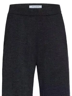 NELLS NELSON Danette Herringbone-pattern Trousers