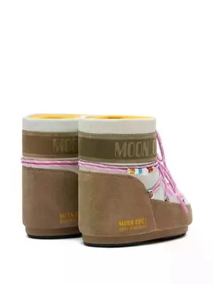 Moon Boot X Guest In Residence Icon Low Beaded Suede Boots