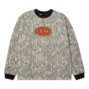 HUF Warped Camo Long-sleeve Knit Top