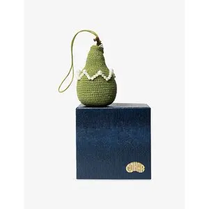 GOHAR WORLD Pear Crochet Bag Charm - Green