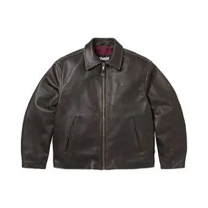 Supreme X Schott Leather Racer Jacket