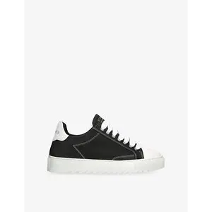 NUMERIS Atelier Suede Trainers - Black/comb
