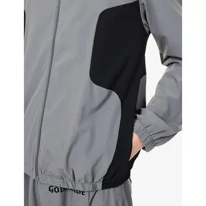 GODMADE Logo-print Relaxed-fit Shell Track Top