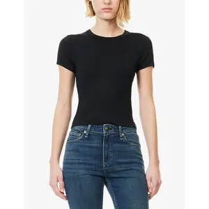 Rag & Bone Luca Baby Tee Modal-jersey Top - Black