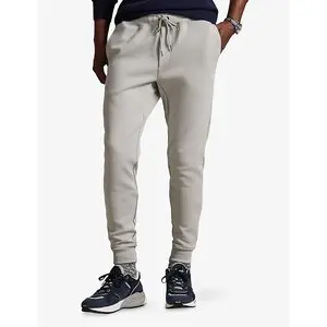 Polo Ralph Lauren Brand-embroidered Tapered-leg Cotton-blend Jogging Bottoms - Grey