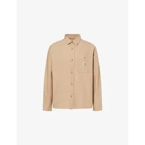 Carhartt Work In Progress Edgar Logo-patch Cotton Shirt
