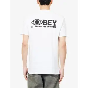 Obey All Seeing Short-sleeve Cotton T-shirt