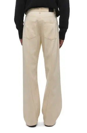 Helmut Lang Ski Wide-leg Jeans - Ecru