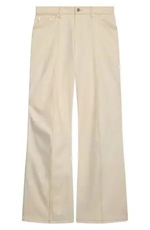 Helmut Lang Ski Wide-leg Jeans - Ecru