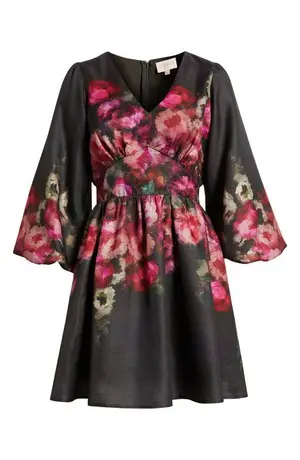 CIEBON Floral Minidress With Pockets