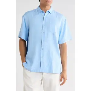 KAHALA Apana Classic Fit Jacquard Sport Shirt - Water