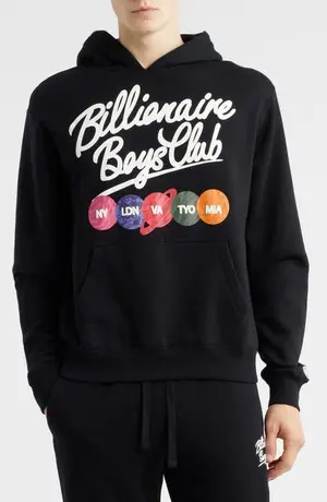 BILLIONAIRE BOYS CLUB Graphic Cotton Hoodie