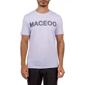 MACEOO Logo Cotton Graphic T-shirt