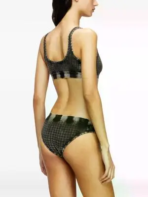 DIESEL® Ariel-dnm Houndstooth-print Bra