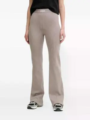 Guess Logo-detail Ribbed Trousers