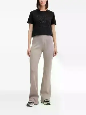 Guess Logo-detail Ribbed Trousers
