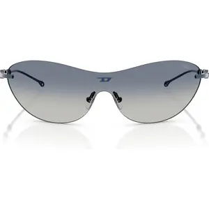DIESEL® 135mm Gradient Oval Shield Sunglasses Gradient Blue/gradient Blue