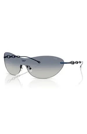 DIESEL® 135mm Gradient Oval Shield Sunglasses