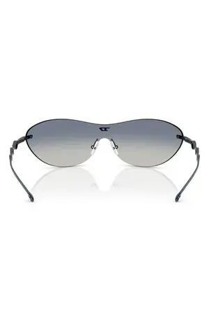 DIESEL® 135mm Gradient Oval Shield Sunglasses