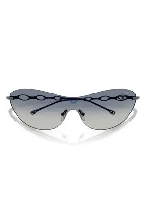 DIESEL® 135mm Gradient Oval Shield Sunglasses
