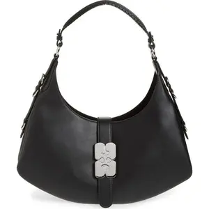GANNI Small Kat Shoulder Bag - Black