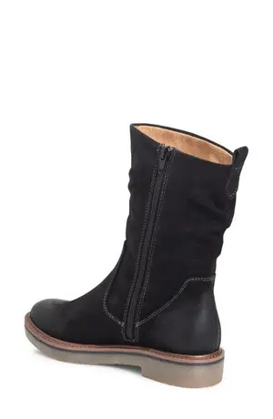 COMFORTIVA Renata Water Resistant Boots - Black Suede