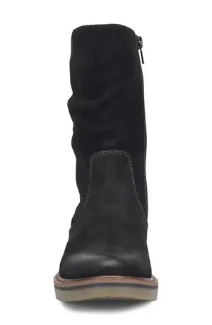 COMFORTIVA Renata Water Resistant Boots - Black Suede