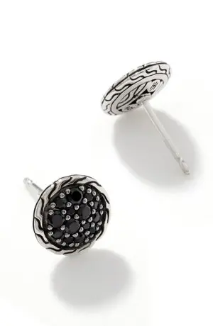John Hardy Essentials Stud Earrings - Black