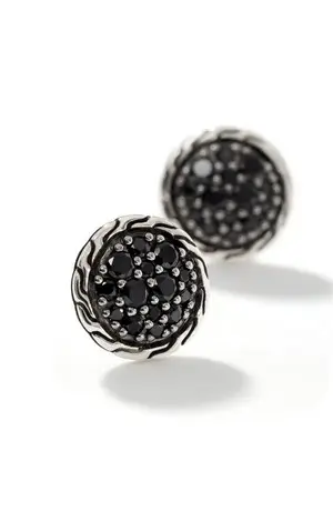 John Hardy Essentials Stud Earrings - Black