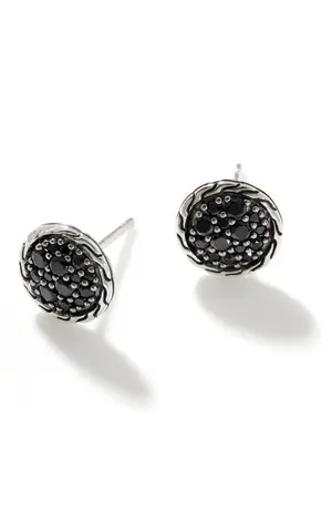 John Hardy John Hardy Essentials Stud Earrings Black