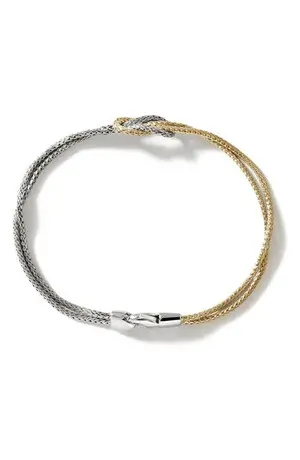 John Hardy Love Knot Bracelet - Silver/gold