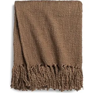 CRANE HOME Weave Throw Blanket - Driftwood
