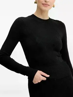 MARCIANO Diamond-effect Button Sweater