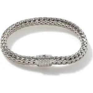 John Hardy Icon Bracelet - Silver/diamonds