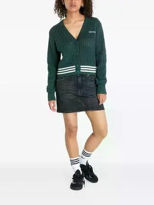 Adidas Ribbed-knit Cardigan